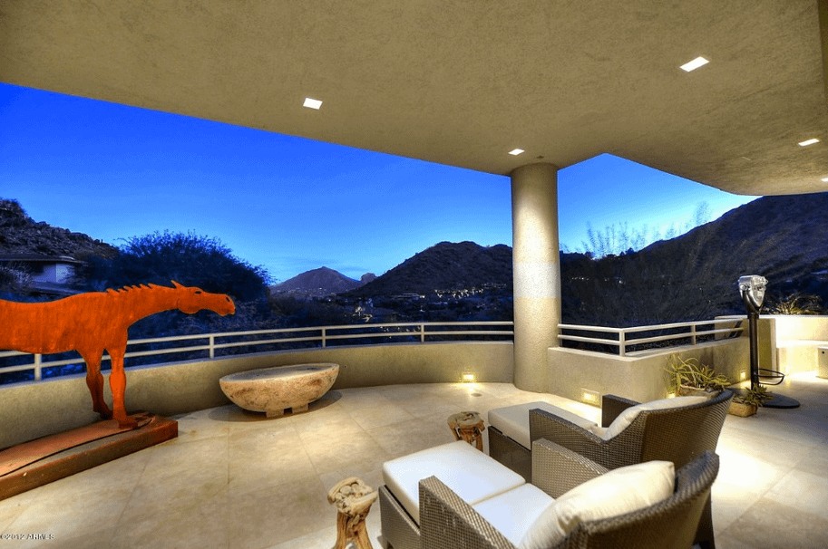 $4.2 Million Hilltop Contemporary Mansion In Paradise Valley, AZ ...