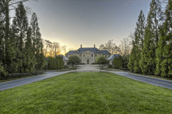 Stately European Inspired Harrison Designed Brick Mansion In Atlanta ...