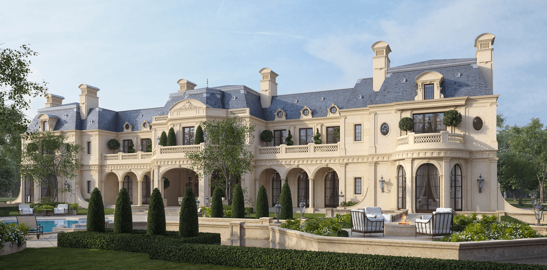 Mansion Renderings From CG Rendering - Homes of the Rich