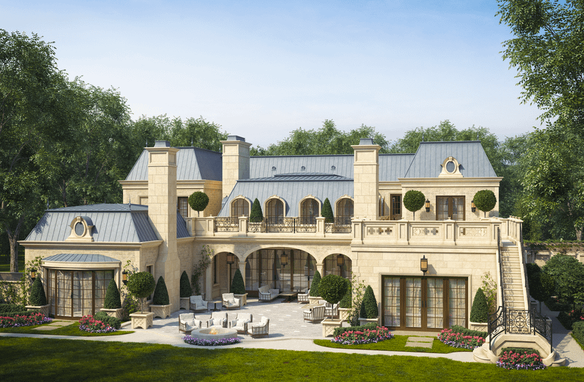 Mansion Renderings From CG Rendering - Homes of the Rich