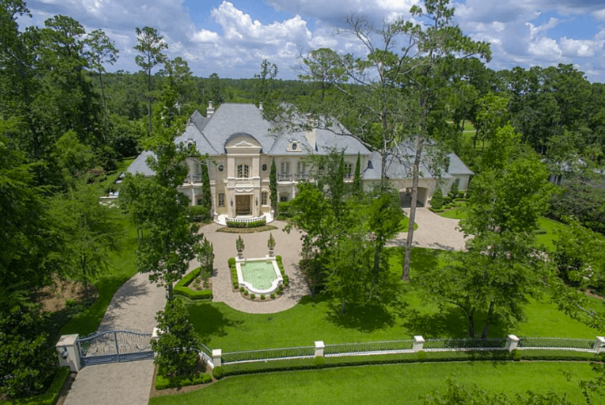 $5 Million French Inspired Stone & Stucco Mansion In Spring, TX - Homes ...