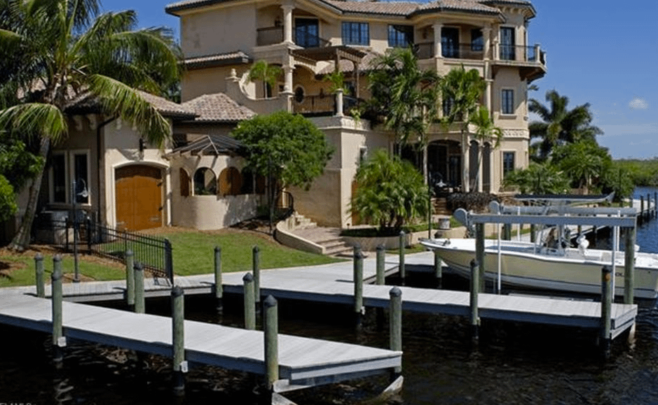 13,000 Square Foot Waterfront Mansion In Cape Coral, FL - Homes of the Rich