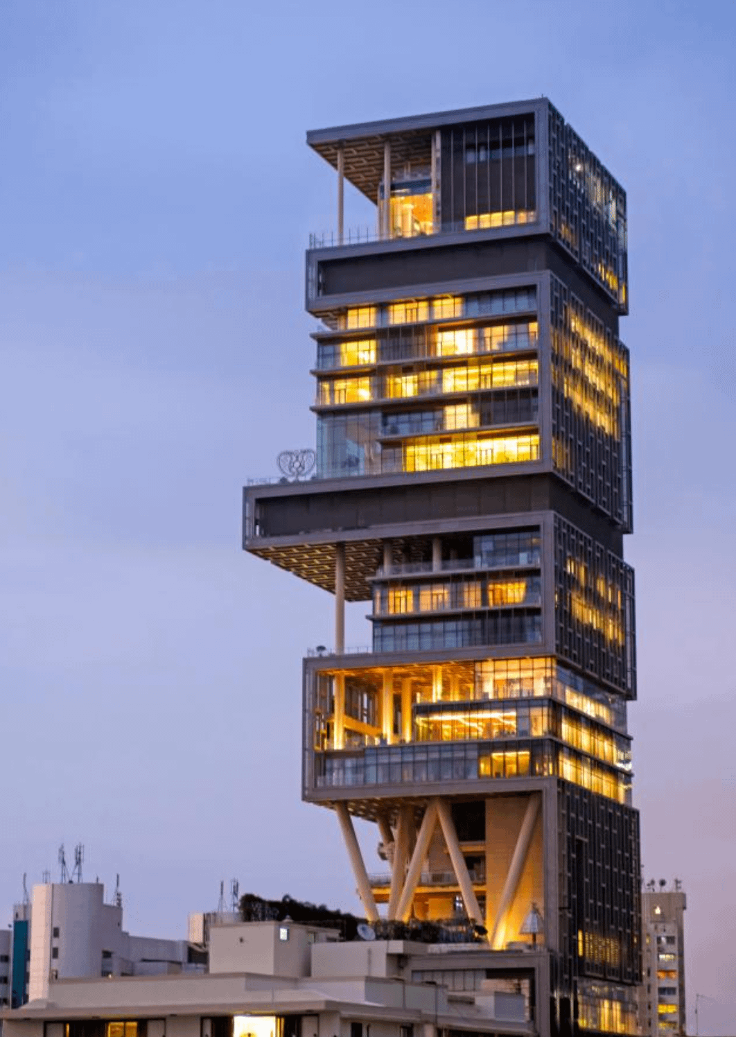 Billionaire Mukesh Ambani's Massive Home In India