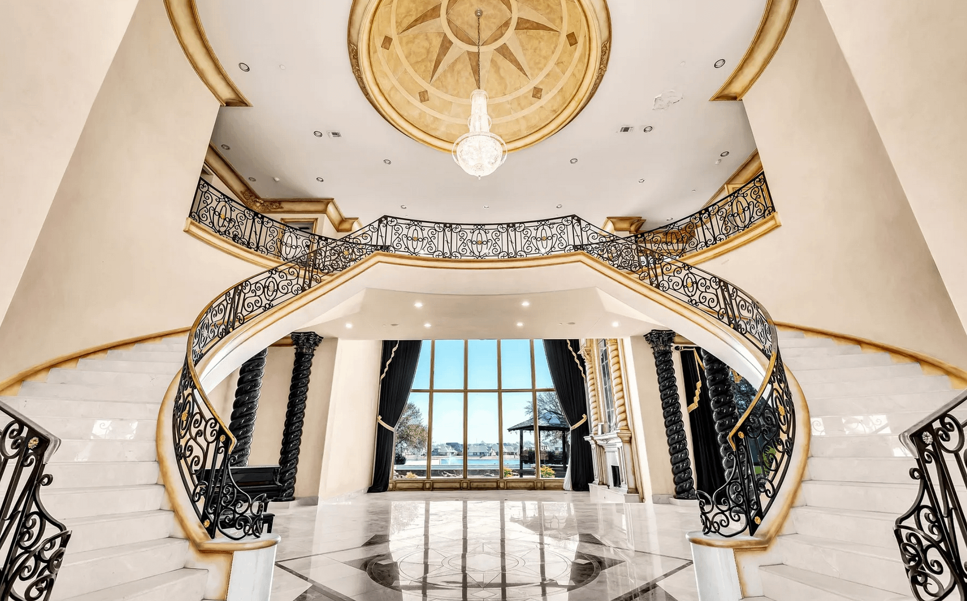 Deion Sanders' Former Mega Home In Prosper, Texas (PHOTOS)